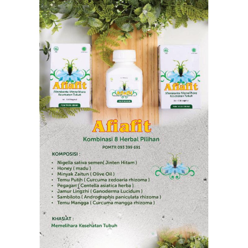 Jual AFIAFIT-100kapsul-dijamin-asli-orginal | Shopee Indonesia