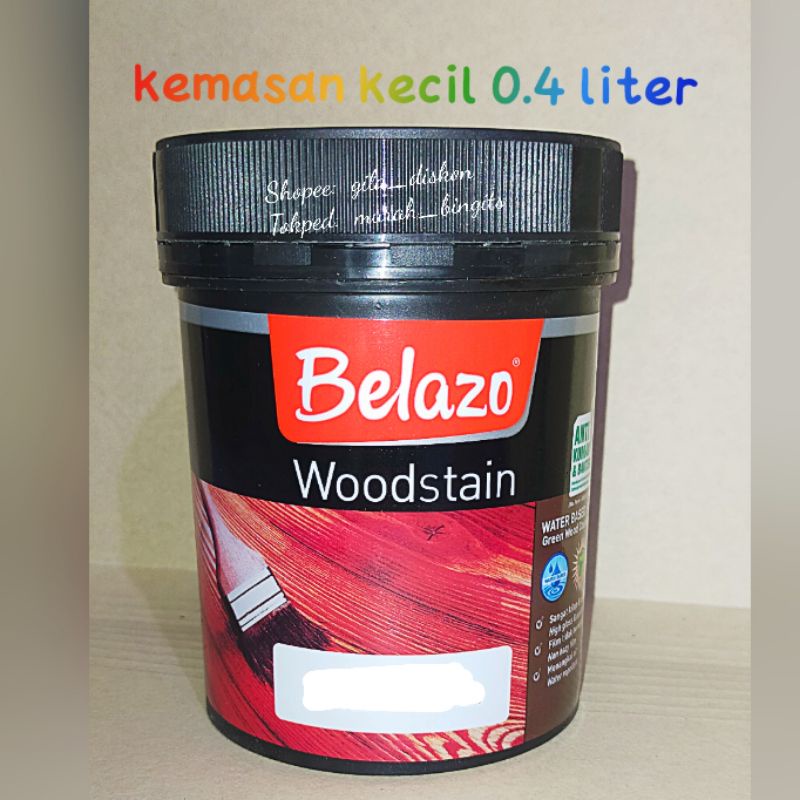 Jual Politur Kayu/Plitur/ Woodstain, WATER BASED/ AIR, kemasan kecil ...
