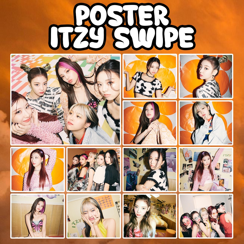 Jual Poster ITZY SWIPE | Poster Kpop A4 A5 A6 Murah Murah (Part B ...