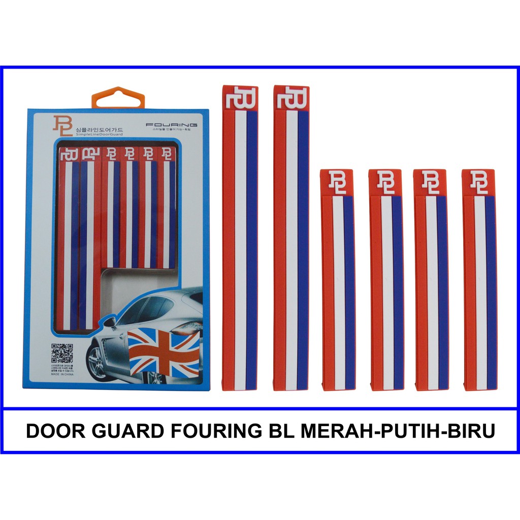 Jual DOOR GUARD FOURING BL MERAH-PUTIH-BIRU | Shopee Indonesia