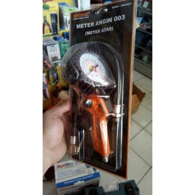 Jual Tire Inflator Meter Atas Alat Isi Pompa Angin Ban Dengan Tekanan ...