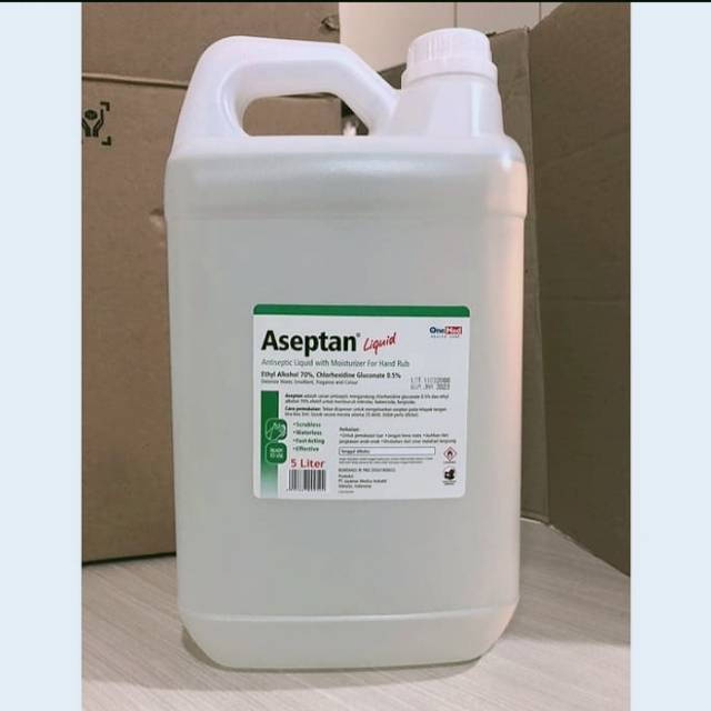 Jual ONEMED ASEPTAN ANTISEPTIC 5 LITER | Shopee Indonesia