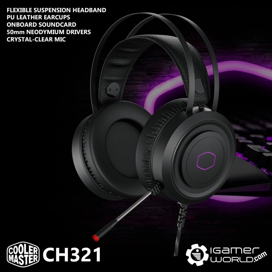 Jual Cooler Master CH321 USB Gaming Headset | Shopee Indonesia
