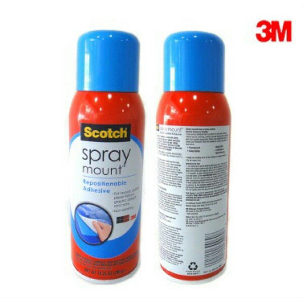Jual lem 3M SCOTCH SPRAY MOUNT REPOSITIONABLE ADHESIVE LEM SEMPROT ...