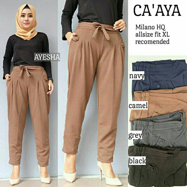 Jual Caaya Celana Casual (AYESHA) | Shopee Indonesia