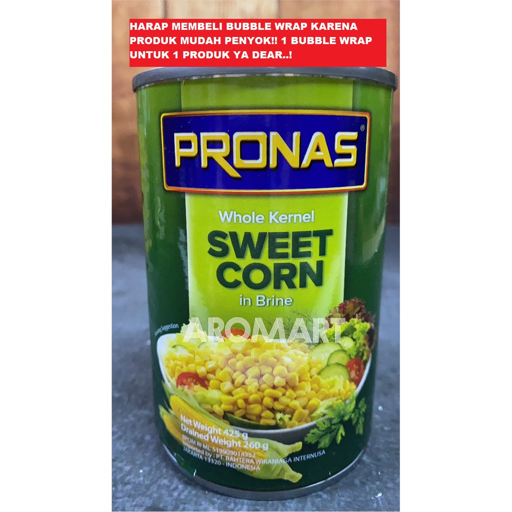 Jual Pronas Whole Kerne; Sweet Corn In Brine/Jagung Pipilan Dalam ...