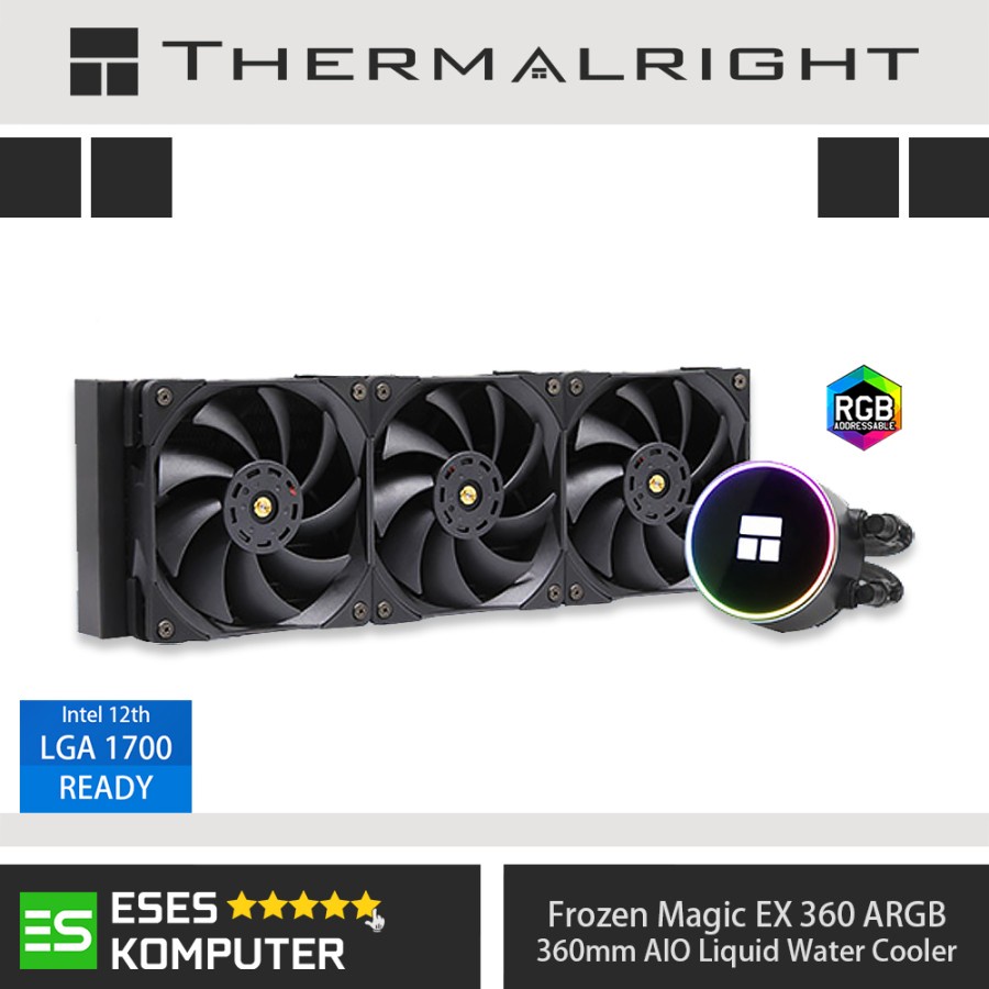 Jual THERMALRIGHT Frozen Magic EX 360 ARGB - AIO 360mm CPU Water ...