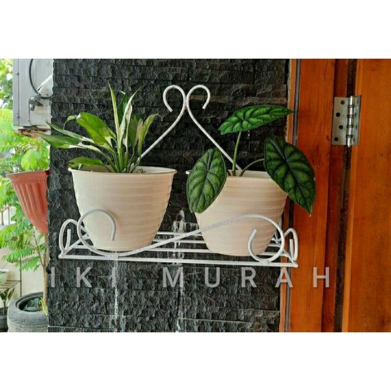 Jual RAK BUNGA TEMPEL /STANDING POT TEMPEL /TANAMAN HIAS | Shopee Indonesia