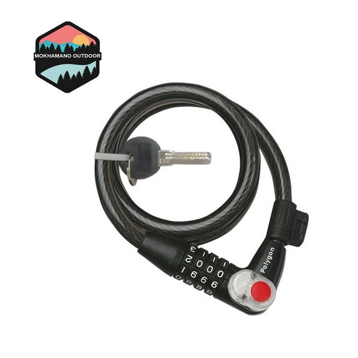 Jual POLYGON GEMBOK SEPEDA LIPAT MTB RB KODE 4 DIGIT 120CM | Shopee ...