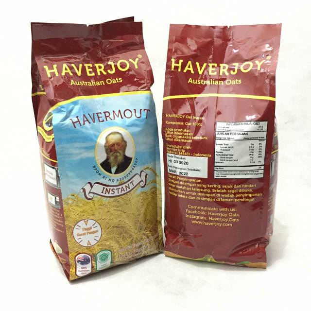 Jual HAVERJOY HAVERMOUT 500 GR | Shopee Indonesia