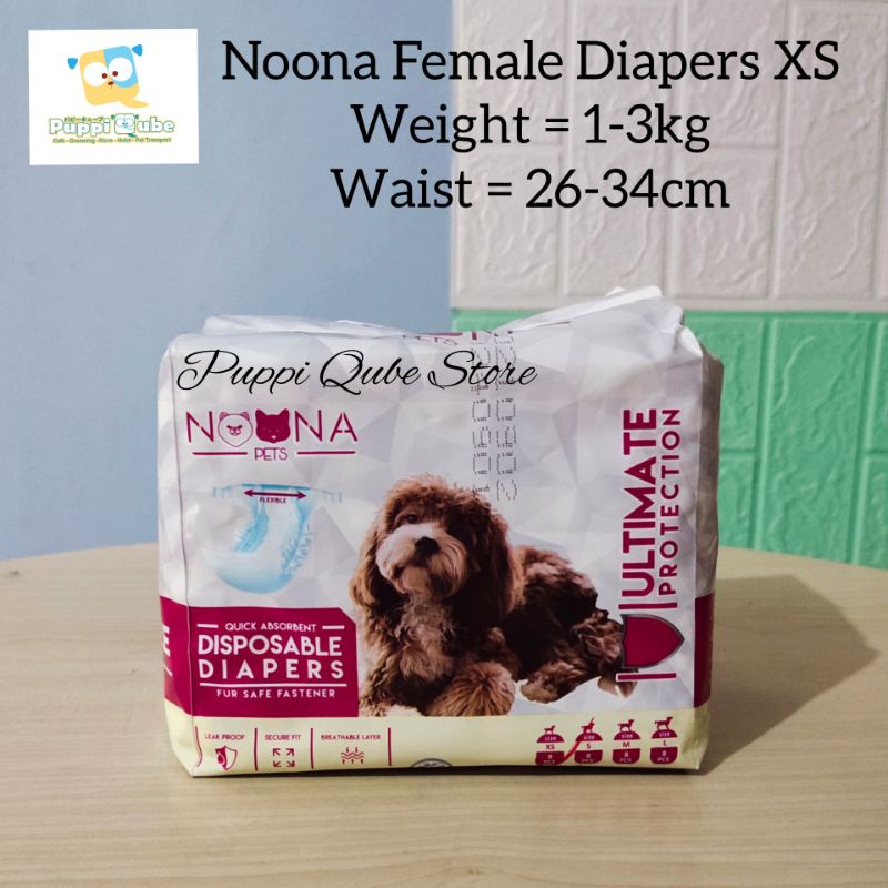 Jual Noona Female Diapers XS - disposable diapers popok anjing betina ...