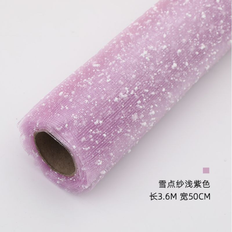 Jual KAIN TILE SALJU / SNOWY WRAPPING PAPER / SNOWFLAKE POLYMESH ...