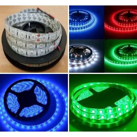 Jual Led Roll RGB Warna 5050 24 Volt/Led RGB 10 Warna | Shopee Indonesia