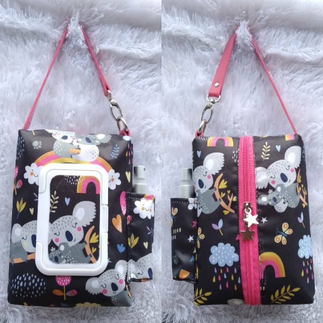 Jual Cover tissue / tempat tisu basah, tisu kering, hs 3 in 1 koala ...