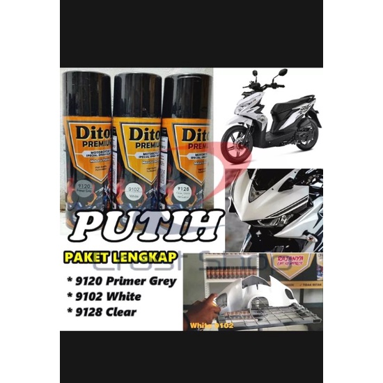 Jual PAKET LENGKAP PYLOK DITON PREMIUM WHITE 9102 DITON PREMIUM PUTIH ...