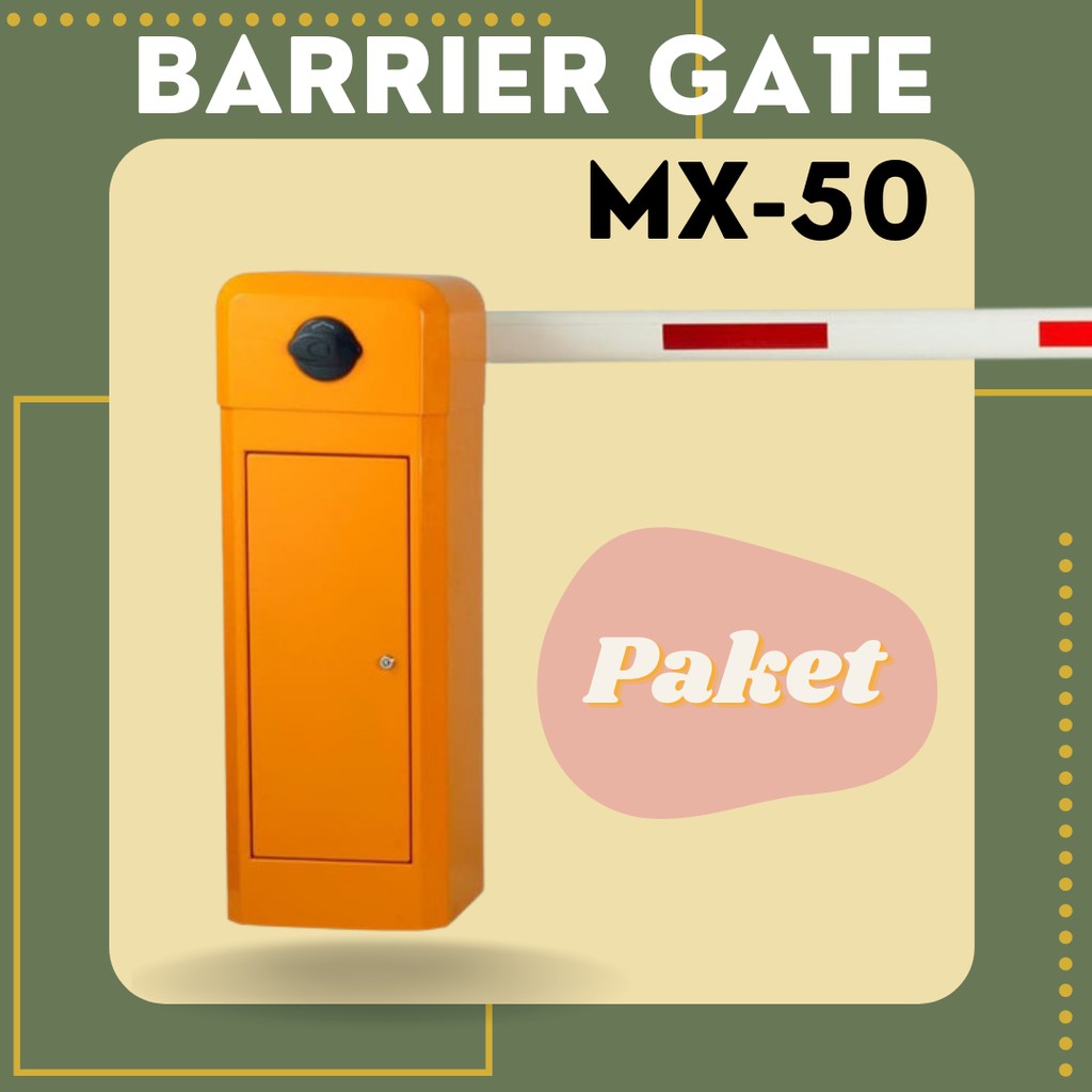 Jual Paket Palang Parkir Barrier Gate Mx-50  Palang Parkir Perumahan 
