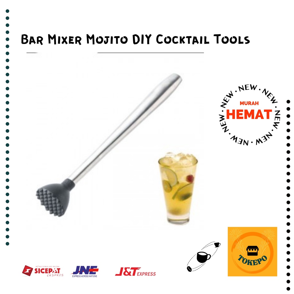 Jual Alat Tumbuk Bar Bartender Muddler Mixer Mojito DIY Cocktail Tools ...