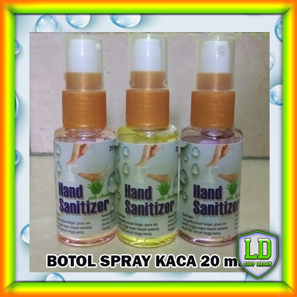 Jual Hand Sanitizer /Antiseptic pencuci tangan steril Botol Spray Kaca ...