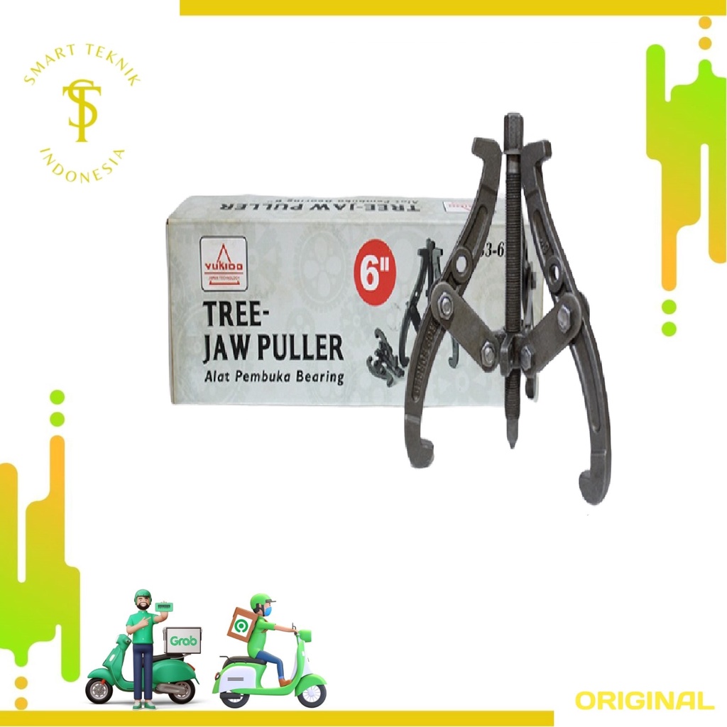Jual YUKIDO Treker 3 Kaki 6" Inch - Gear Puller 3 Jaw Tracker - YUKIDO ...