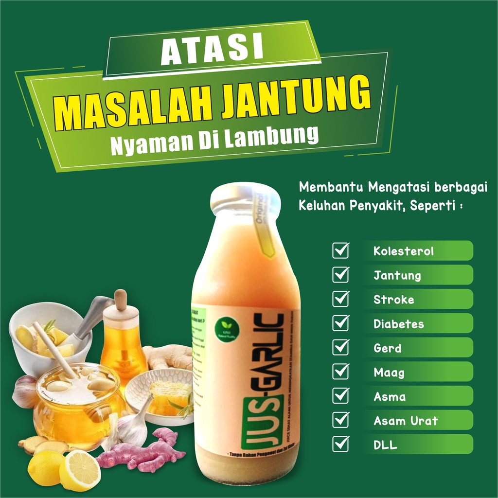 Jual JUS GARLIC OBAT JANTUNG AMPUH, OBAT JANTUNG TERSUMBAT, OBAT ...
