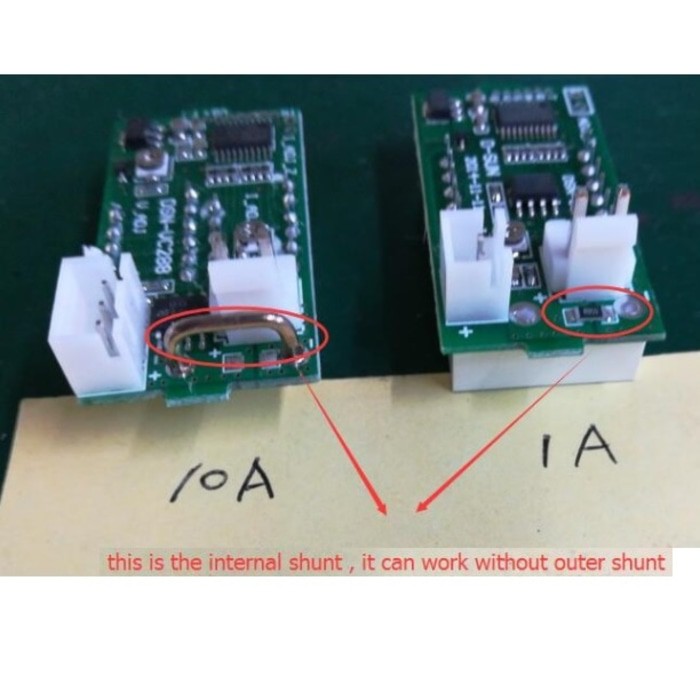 Jual Digital Voltmeter Ammeter DC 100V 10A Panel Amp Volt Current Meter ...
