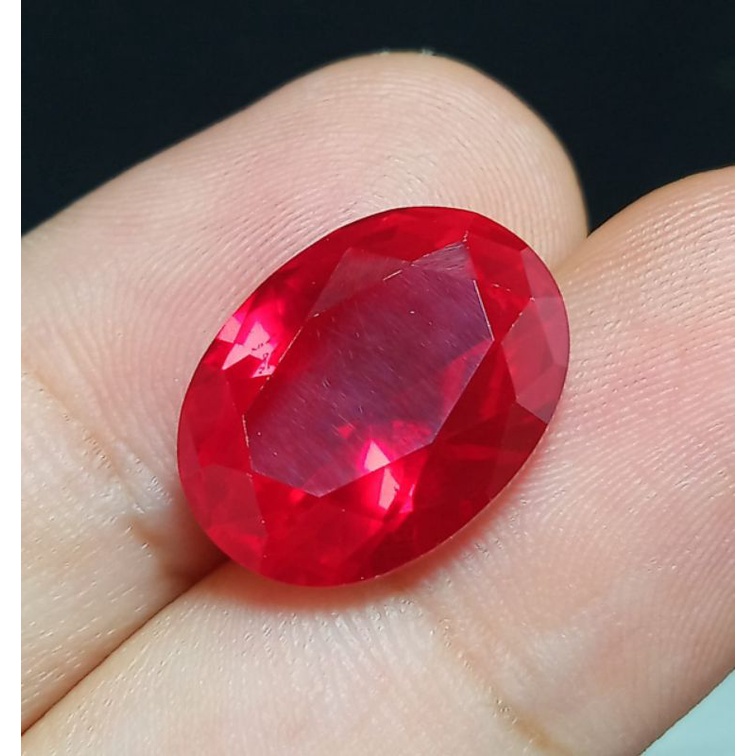 Jual BATU MERAH SIAM ASLI BANGKOK DIMENSI 16X12 MM | Shopee Indonesia