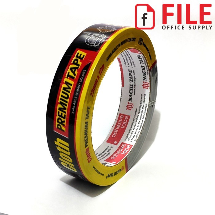 Jual Lakban Hitam / Black Tape Nachi 1 Inch / 23 mm x 12 m | Shopee ...