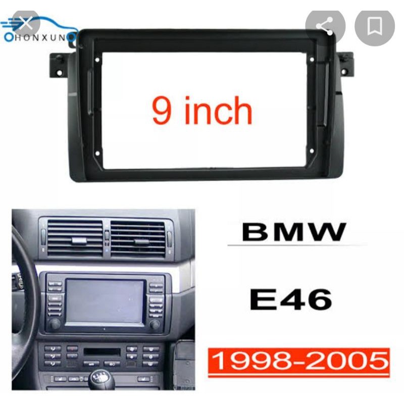 Jual frame panel BMW E46 9inchi android | Shopee Indonesia