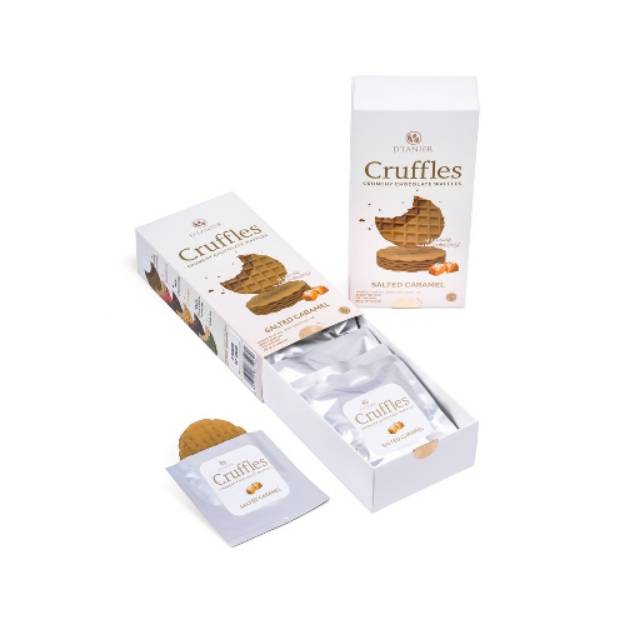 Jual D'Lanier Salted Caramel Chocolate Cruffles - 66 gr (5 sachet ...