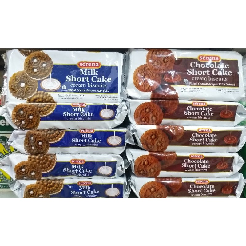 Jual KZ - serena short cake biskuit milk & coklat 225g | Shopee Indonesia