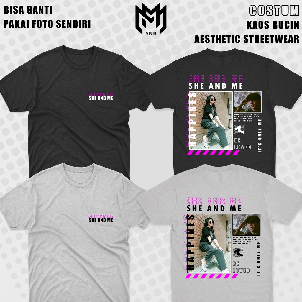 Jual KAOS AESTHETIC / KAOS BUCIN / KAOS KEKINIAN / KAOS VIRAL TIKTOK ...