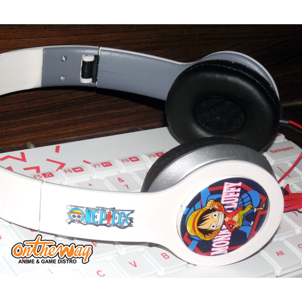 Jual HEADPHONE ANIME OVERHEAD MUGIWARA LUFFY ONE PIECE IMPORT | Shopee ...