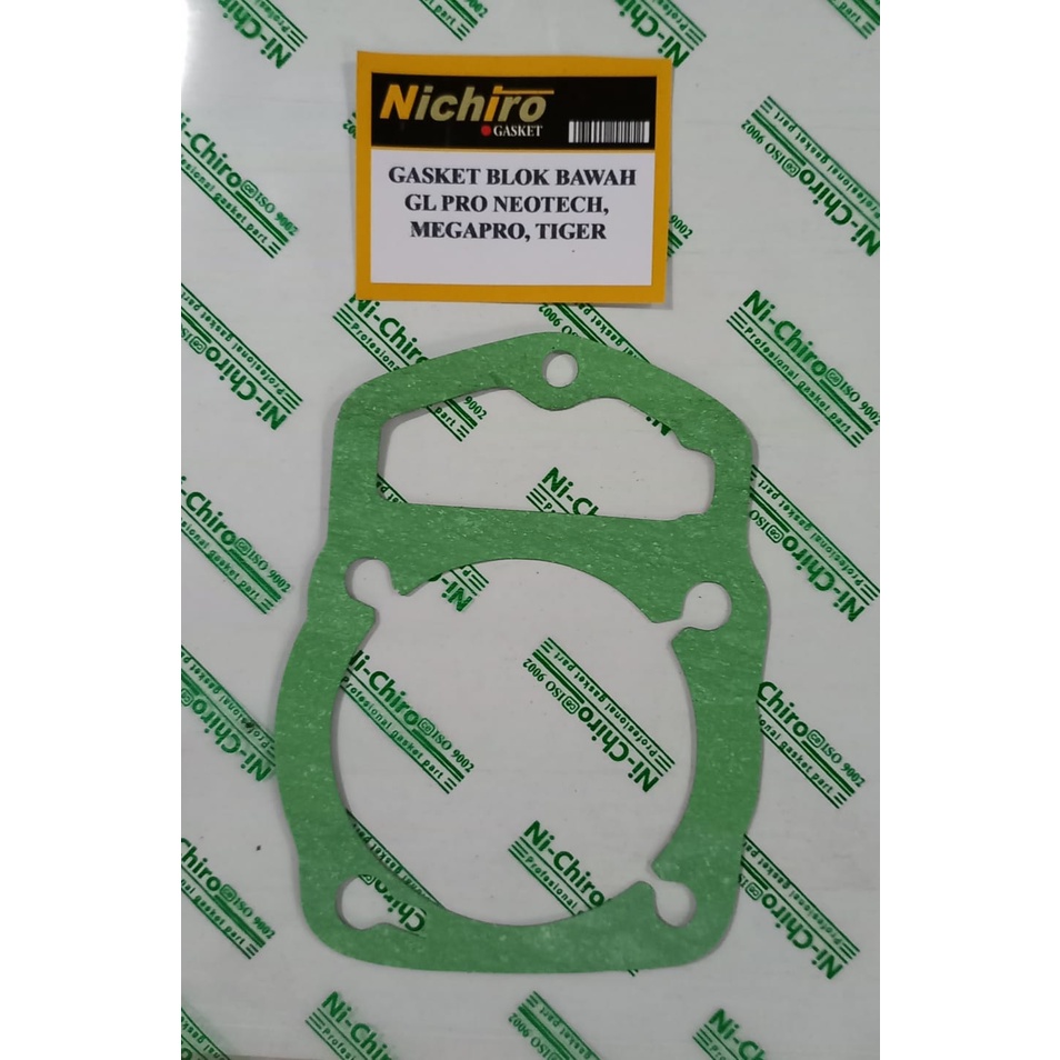 Jual ( 2 pc ) Nichiro Gasket Block Bawah GL Pro, Megar Pro, Tiger ...