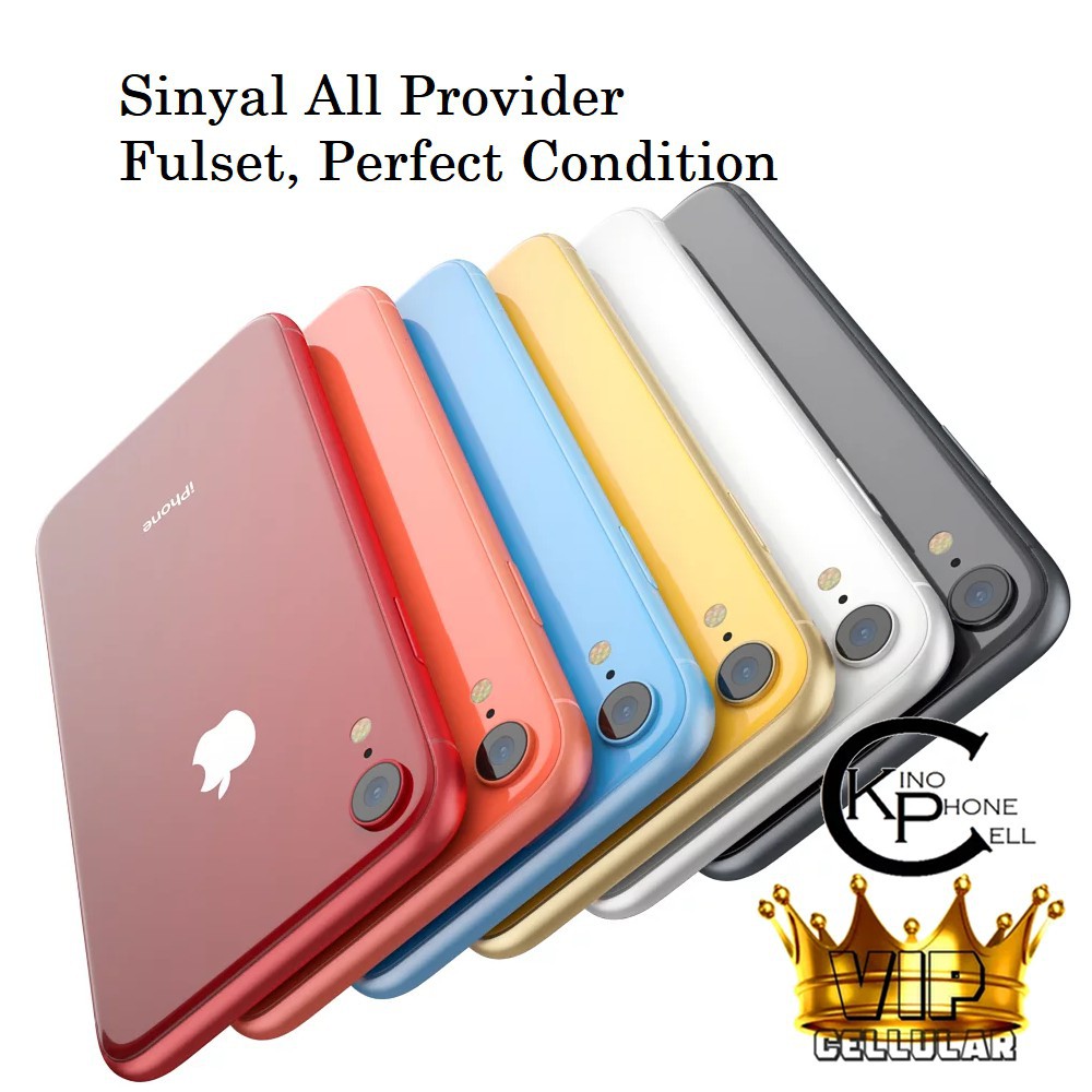 Jual iPhone XR 256GB/128GB/64GB BEKAS ORIGINAL 100% | MULUS NORMAL FULLSET Kondisi Perfect 64 ...