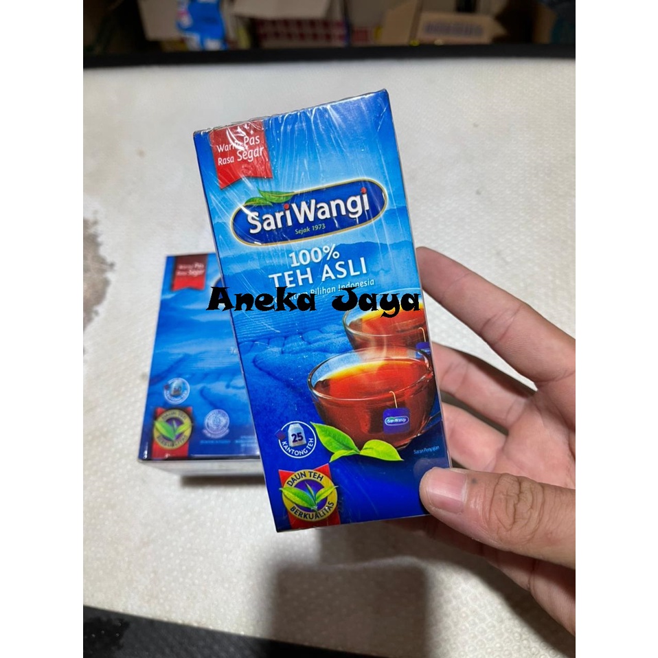 Jual Teh Sari wangi kotak isi 25 pcs | Shopee Indonesia