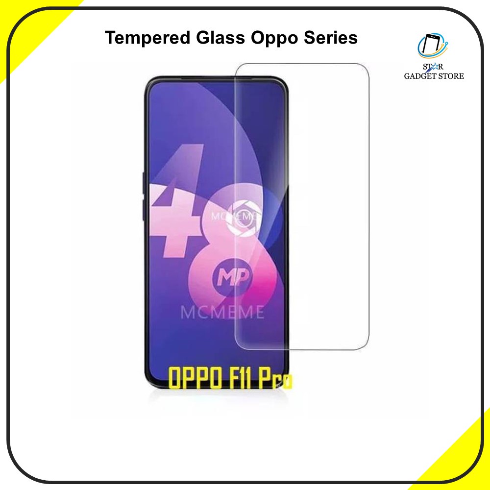 Jual Tempered Glass Oppo F1 F1S F1+ Plus F3 F3+ F5 F7 F7 Youth F9 F9 ...