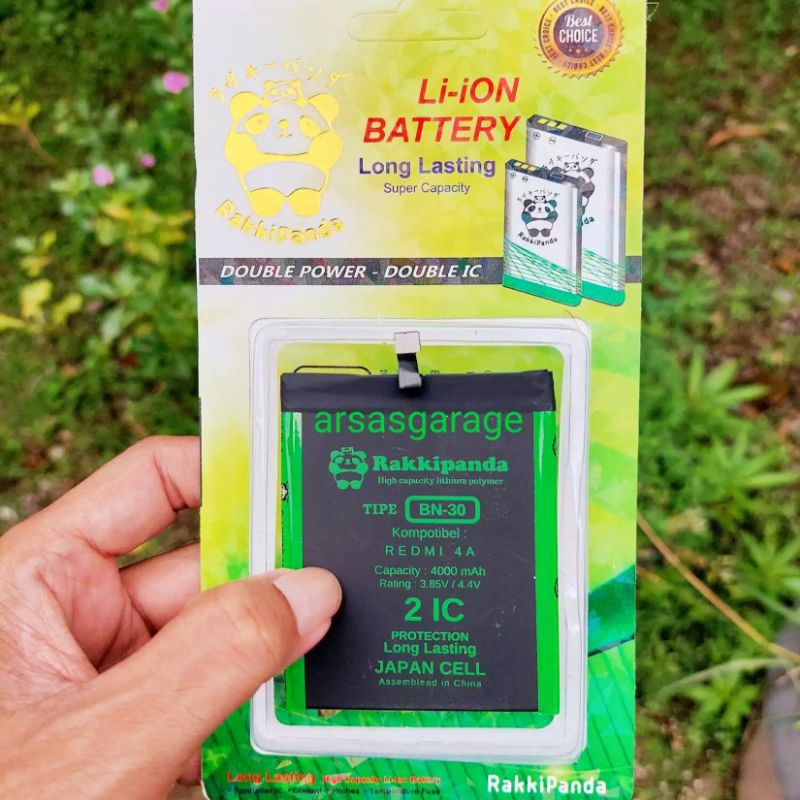 Jual [RAKKI PANDA] Baterai Xiaomi redmi 4A/ BN30 battery double power ...