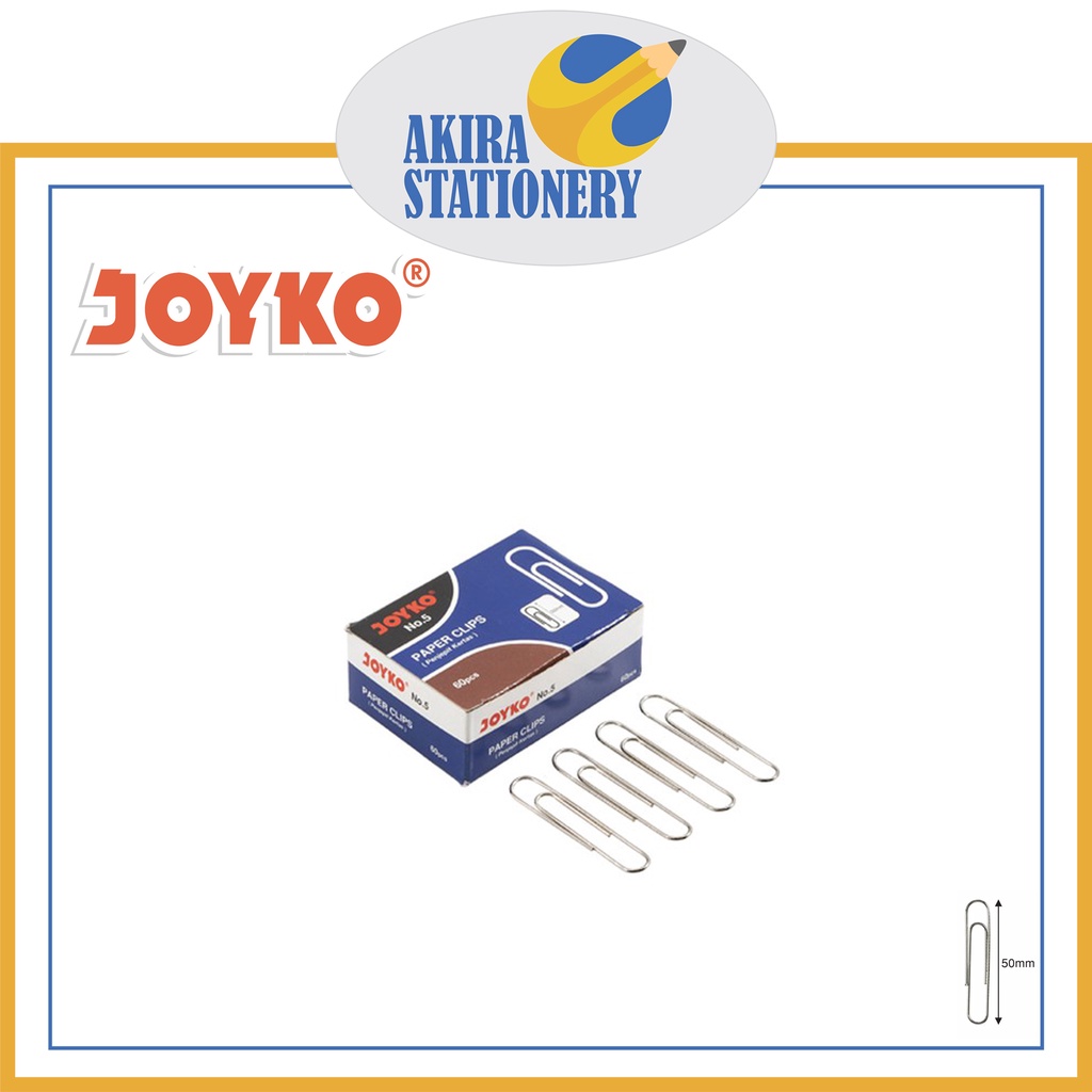 Jual Trigonal Clip Joyko No. 5 / Klip Penjepit Segitiga Kertas NO 5 ...