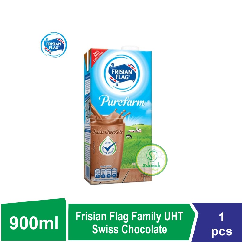 Jual Frisian Flag Family UHT Swiss Chocolate 900ml | Shopee Indonesia