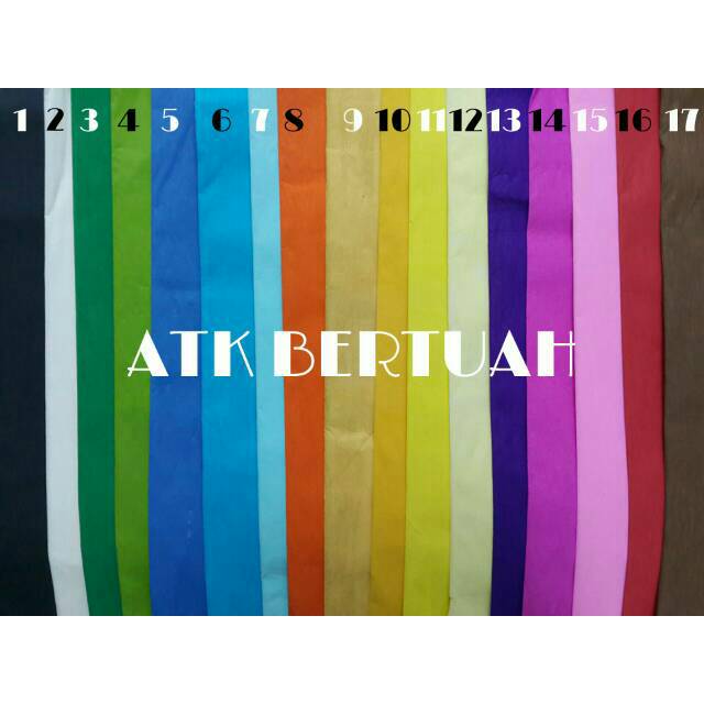 Jual 1 LEMBAR KERTAS KREP CREPE PAPER | Shopee Indonesia
