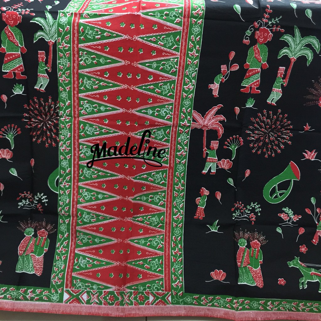 Jual Kain Batik Betawi Ondel - Ondel | Shopee Indonesia