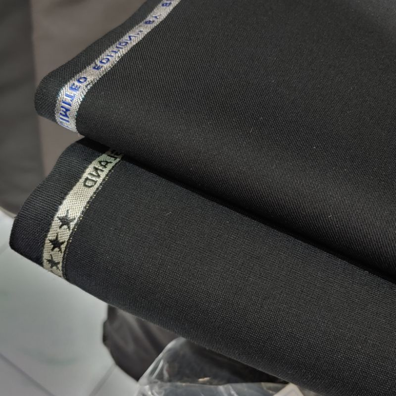 Jual Bahan Kain Pure Wool Asli Hitam Tuxedo Jas dan Celana Holland ...