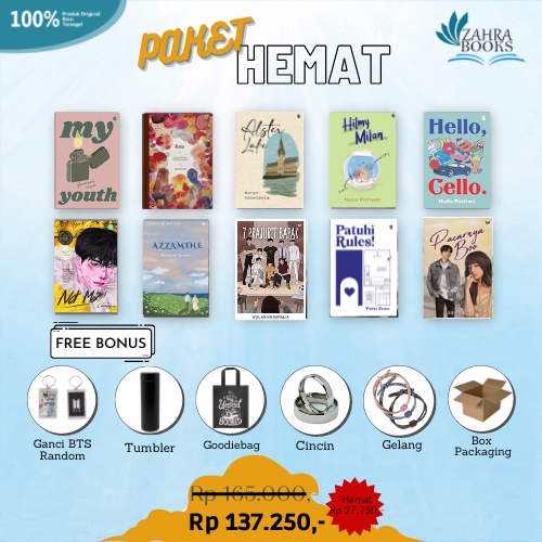 Jual NOVEL MY YOUTH KATA ALSTER LAKE HELLO CELLO HELMY MILAN NOTME ...