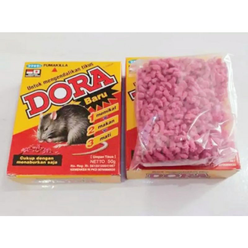 Jual racun tikus obat tikus dora pembasmi hama 50g | Shopee Indonesia