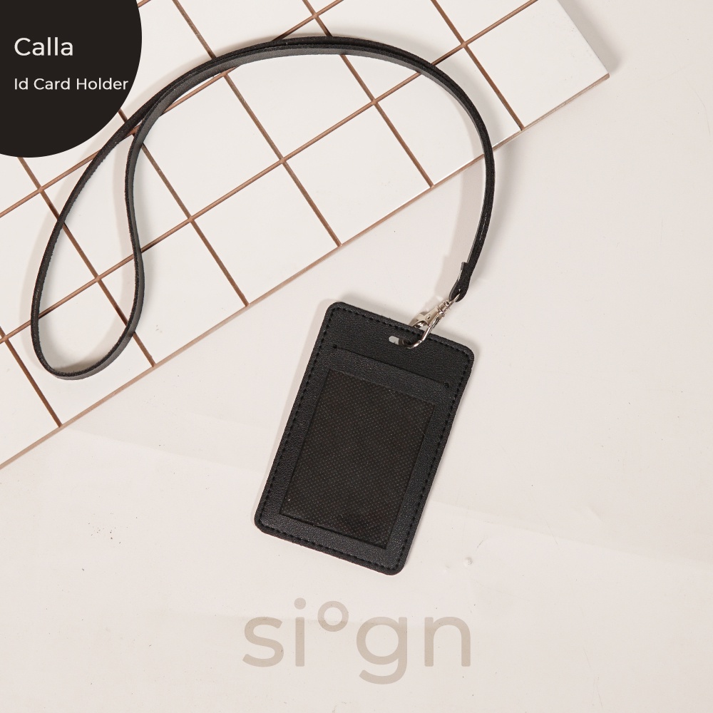 Jual Gantungan Id Card Calla Id Card Holder - Hitam | Shopee Indonesia