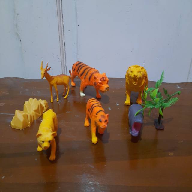 Jual Mainan set animal collection kebun binatang | Shopee Indonesia