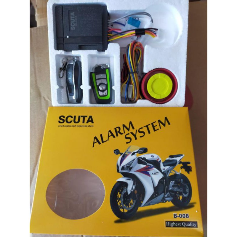Jual Alarm motor remot motor pengaman motor SCUTA ALARM SYSTEM | Shopee Indonesia