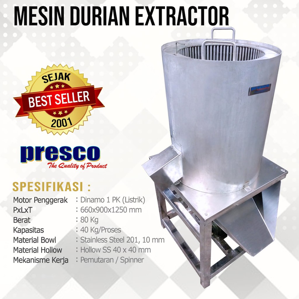Jual Mesin Durian Extractor / Mesin Pemisah Durian | Shopee Indonesia