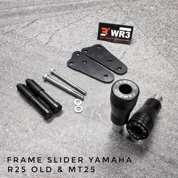 Jual Readyy FRAME SLIDER WR3 R15 R25 MT25 Z250 XSR155 MT15 NINJA 250FI ...