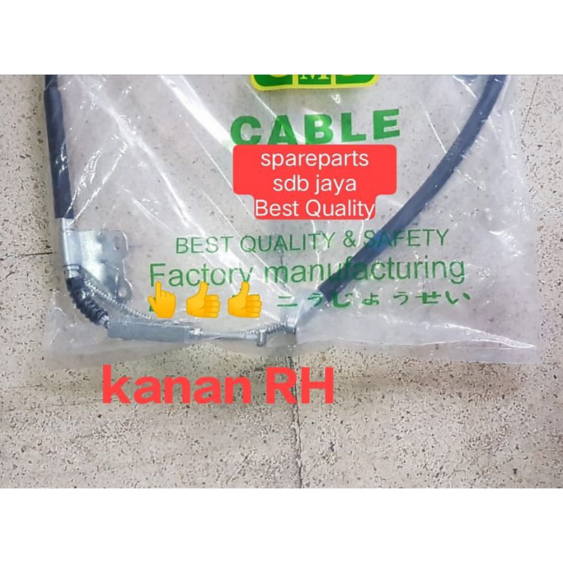 Jual tali hand brake shoe/kabel rem tangan belakang kanan atau kiri hrg ...